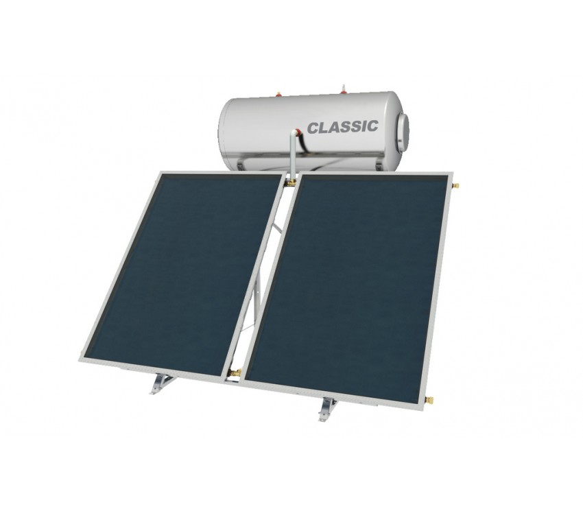 Ηλιακός θερμοσίφωνας NOBEL CLASSIC 160 lt/2 *1.5 M2 - Glass ...